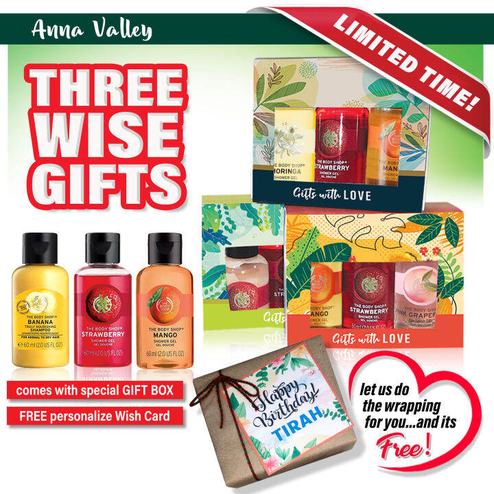 The Body Shop Mini Gift Set Murah | Lazada