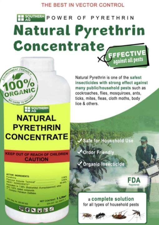 NATURAL PYRETHRIN CONCENTRATE - 1 LITER | Lazada PH