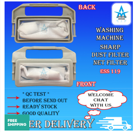 Sharp washing machine dust filter/water filter/mesh filter/washing ...