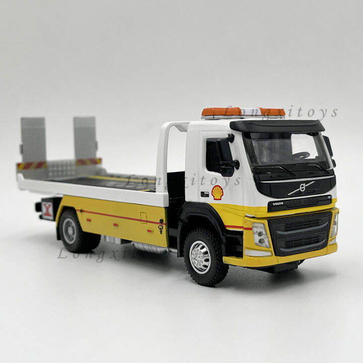 1:50 Diecast Volvo Flatbed Truck Model Toy Volvo Traffic Rescue Wrecker ...