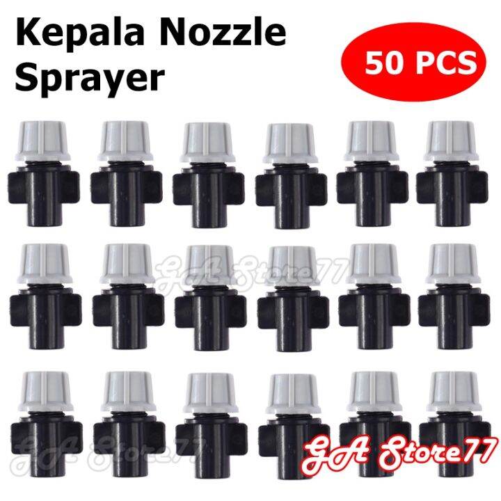 50PCS Kepala Nozzle Sprayer Kabut Misting Pengkabut Untuk Membuat Hujan ...