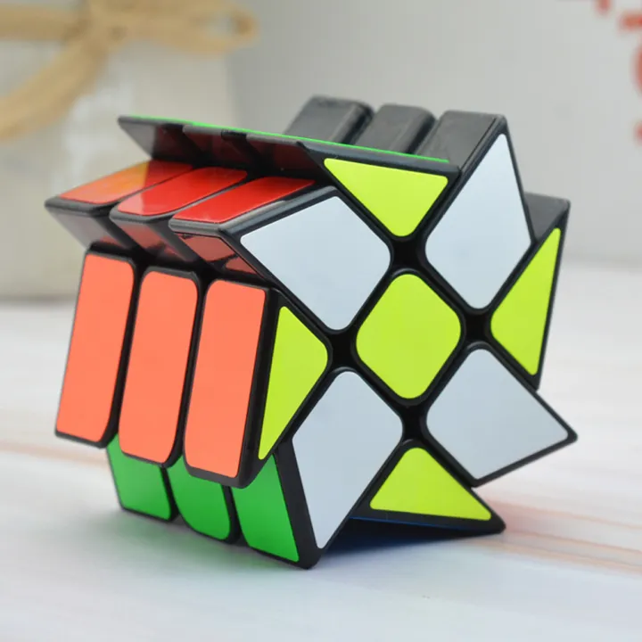 Telur Mainan [Siap] YJ Kubus Ajaib 3X3 Roda Panas Warna-warni Unik ...