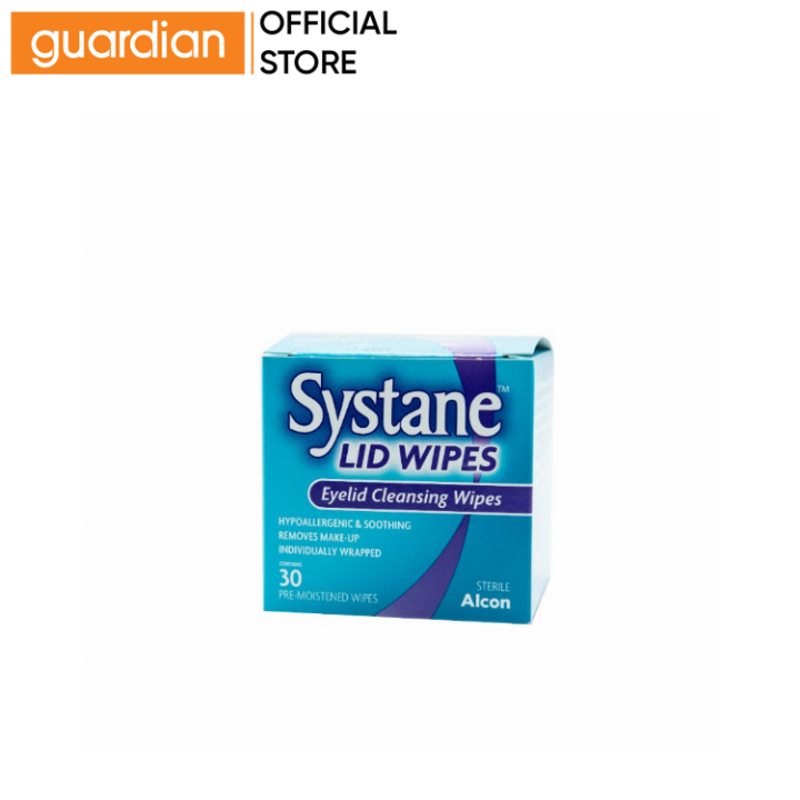 Alcon Systane Eyelid Cleansing Wipes 30's | Lazada