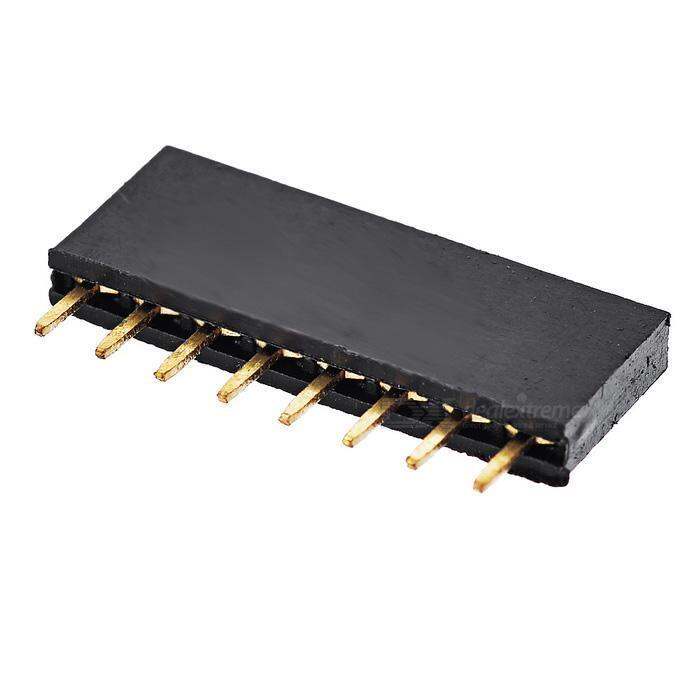 Single Row Pin Female Header Socket 2.54mm Pitch 1x8P 8pin connector ...