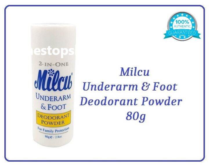 Milcu Underarm & Foot Deo Powder 80g | Lazada PH