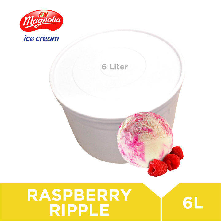 Magnolia Raspberry Ripple 6L Ice Cream | Lazada