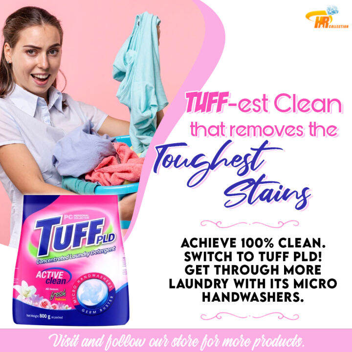 Personal Collection Tuff Laundry Detergent Active Clean 800g Laundry ...
