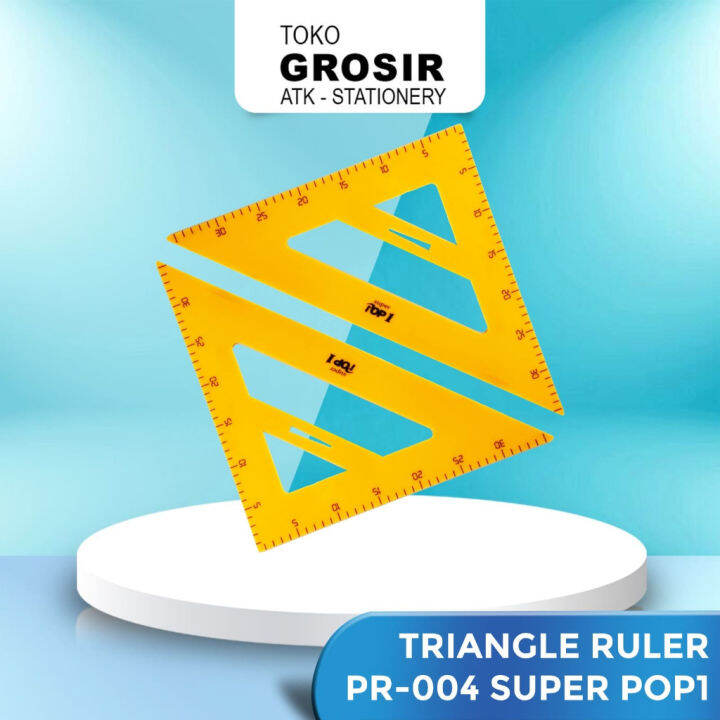Penggaris Papan Tulis Plastik Segitiga Sama Sisi PR 004 - Super POP 1 | Lazada Indonesia
