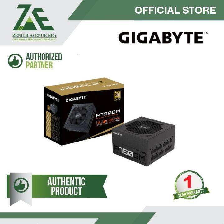 Gigabyte GP-P750GM P750W 80+ Gold Fully Modular Power Supply | Lazada PH