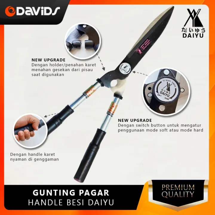 Gunting Rumput Super Tajam Tangan Ori Panjang Besar Ranting Taman Kebun ...