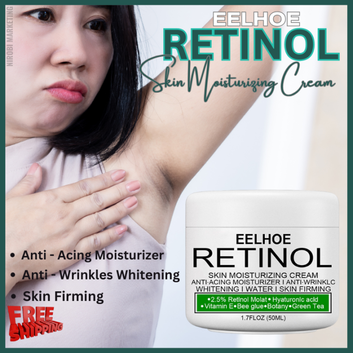 HOT DEALS Eelhoe Retinol Skin Moisturizing Cream Whitening Cream, Face and Body Whitening Cream ...