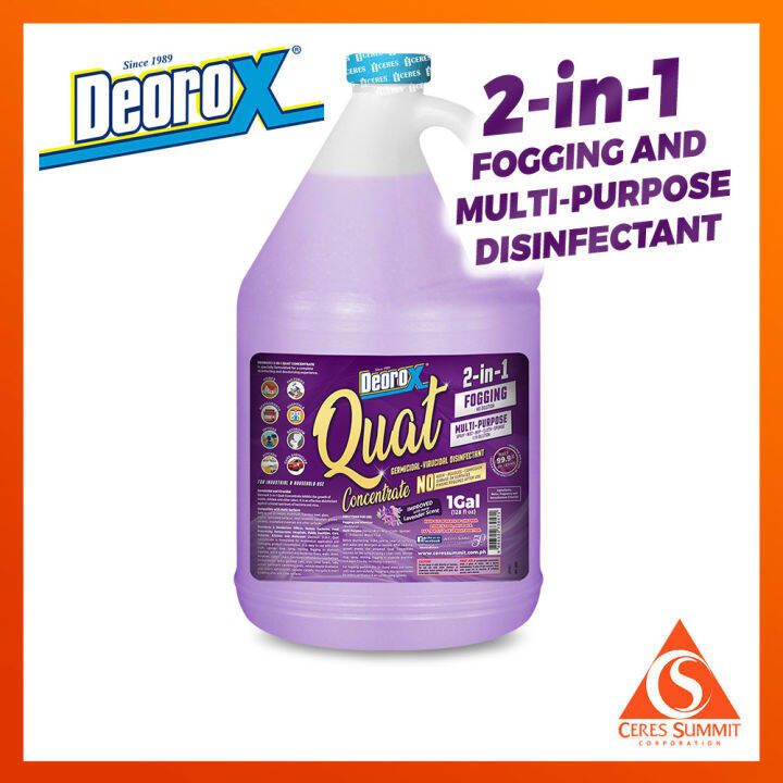 Deorox 2-in-1 Quat Disinfectant Concentrate (Fogging & Multi-purpose ...