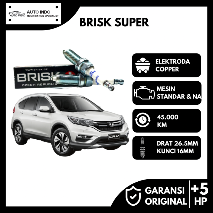 Busi Mobil Honda CRV 2400cc Gen 4 Busi BRISK Super QR15LC-1 Ori 100% Ori | Lazada Indonesia