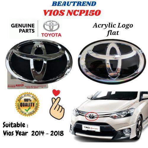 〖Kvs auto parts〗 Toyota Vios NCP150 Front Emblem Original OEM Logo Flat ...