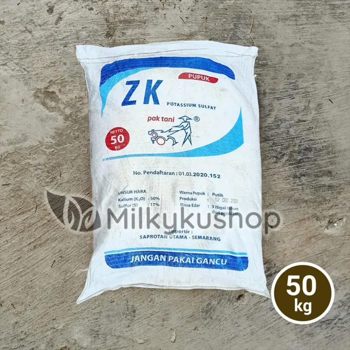 PUPUK PAK TANI ZK 50 KG KEMASAN PABRIK VIA CARGO | Lazada Indonesia