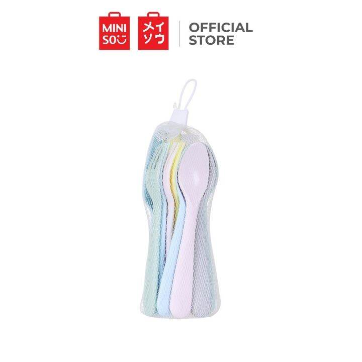 MINISO Colorful Eco friendly Cutlery Set 18 Pack Knife Spoon Fork For ...