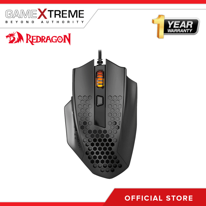 Redragon Bomber Lightweight Honeycomb Gaming Mouse (Black) (M722 ...