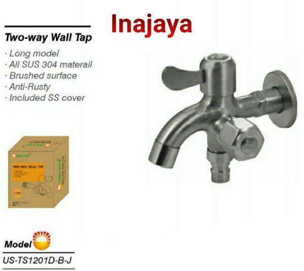 Two-Way Wall Tap Kran Cabang Shower Keran Air Hand Sower Kamarmandi ...