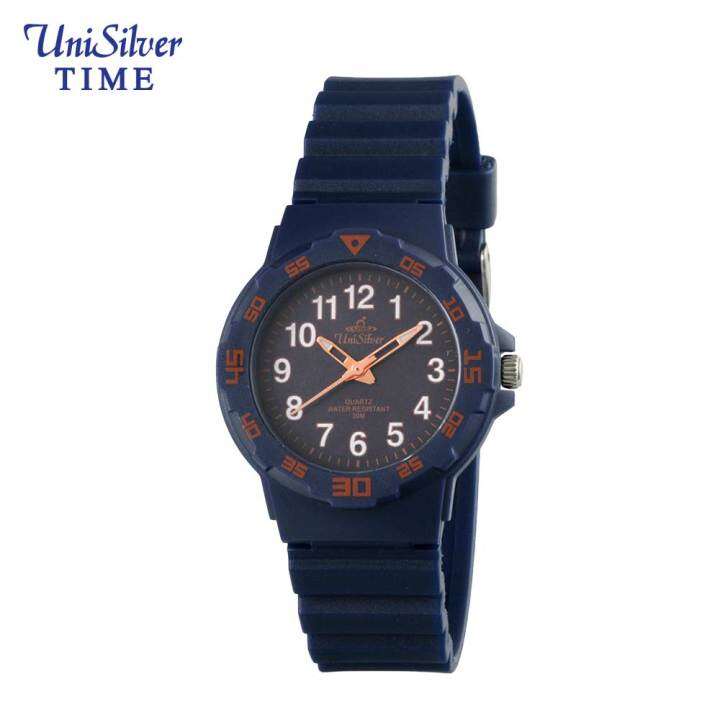 UniSilver TIME Women's Navy Blue Analog Rubber Watch KW4421-2003 ...