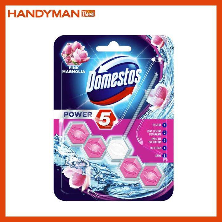 Domestos Rimblock Power 5, Pink 55grams | Lazada PH