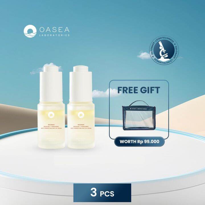 [Twin Pack] Oasea Oceanus Squalane + Tranexamic Spot Correcting Face ...