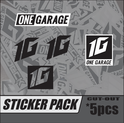 1G ONE GARAGE 5pcs CUT-OUT STICKER SET | Lazada PH