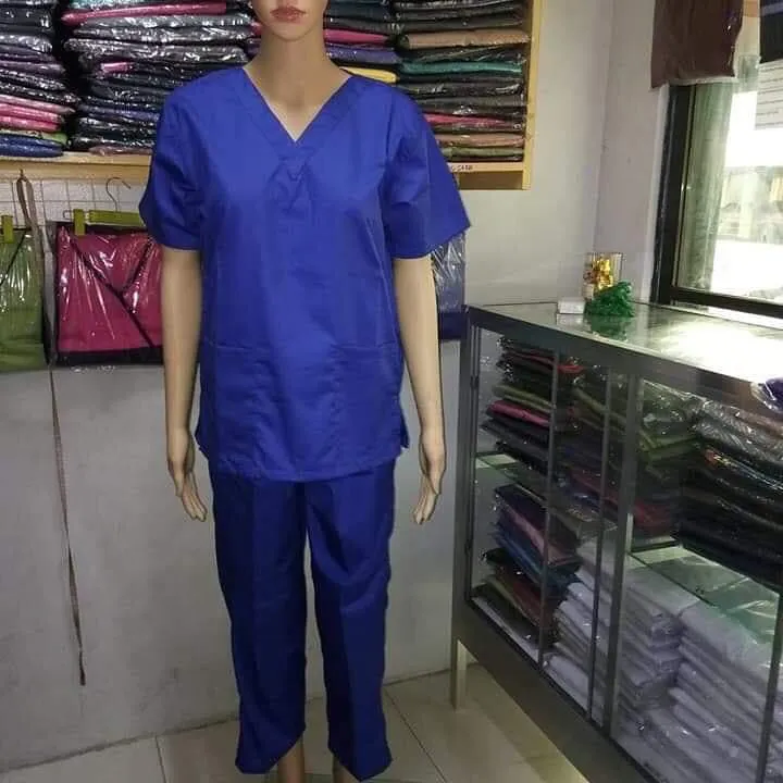 SCRUB SUIT SET ROYAL BLUE | Lazada PH