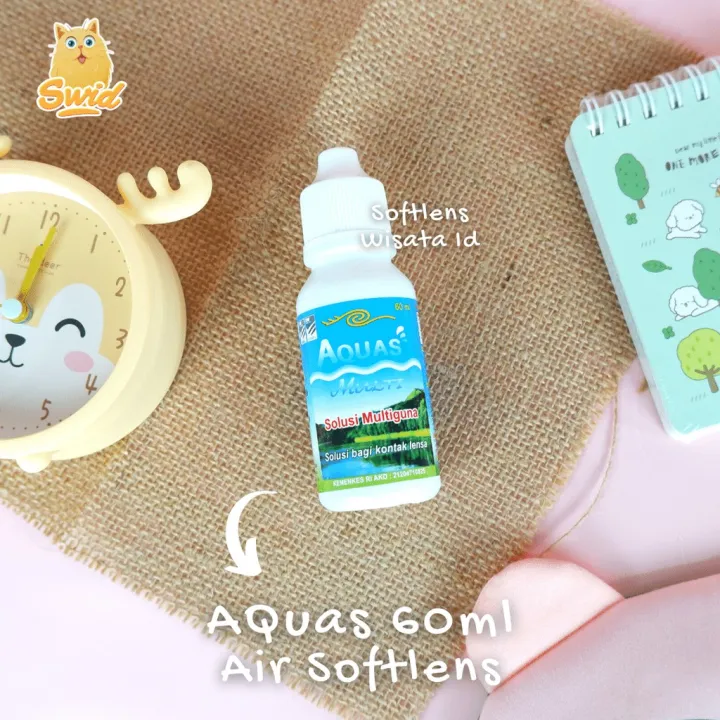 Softlens Wisata - Aquas 60 ml Air Softlens Cairan Lensa | Lazada Indonesia
