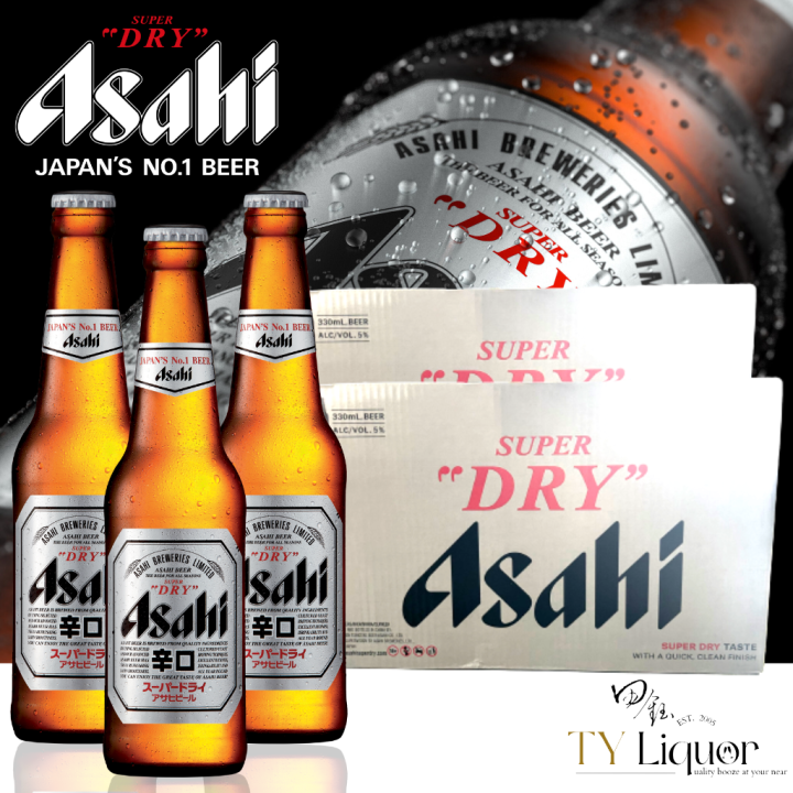 Asahi Super Dry, 24 Bottles x 330ml (BBD: June 2024) | Lazada Singapore