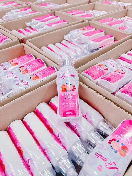 โลชั่นเลอมิลค์ไวท์พลัส/เลอมิลเล่ Le’Milk 400ml.มี2ตัวเลือกราคาต่อ1ขวด ...
