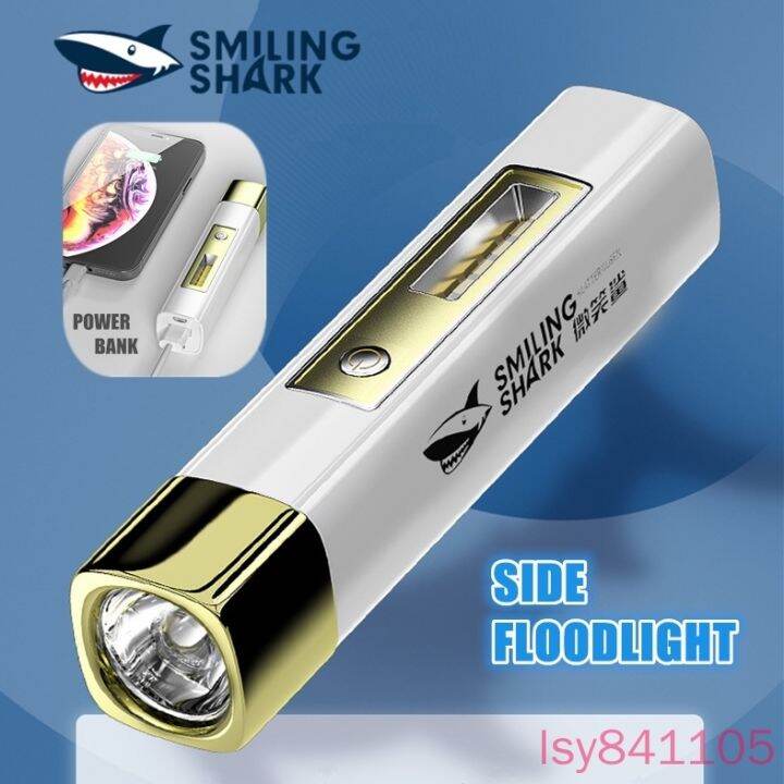 [explore] 【Original】SMILING SHARK USB Rechargeable Mini Super Bright ...