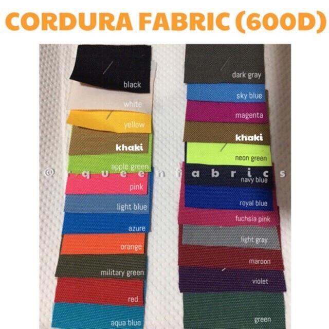 tela per yard ♬Cordura Waterproof Fabric 60width(non coating) | Lazada PH