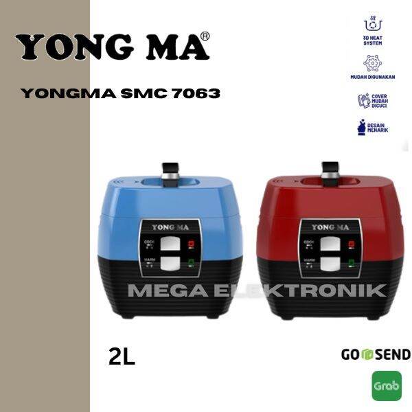 YONGMA SMC 7063 RICE COOKERMAGIC COM 2 Liter | Lazada Indonesia