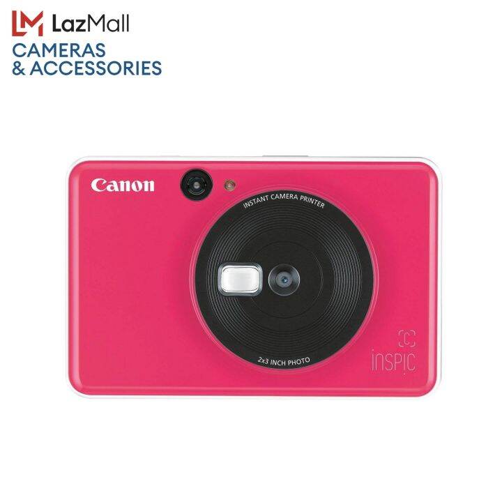 กล้องอินสแตนท์ / instant camera CANON INSPIC CV-123A /Free Canon Paper ZP-2030(20 Sheet)รับ ...
