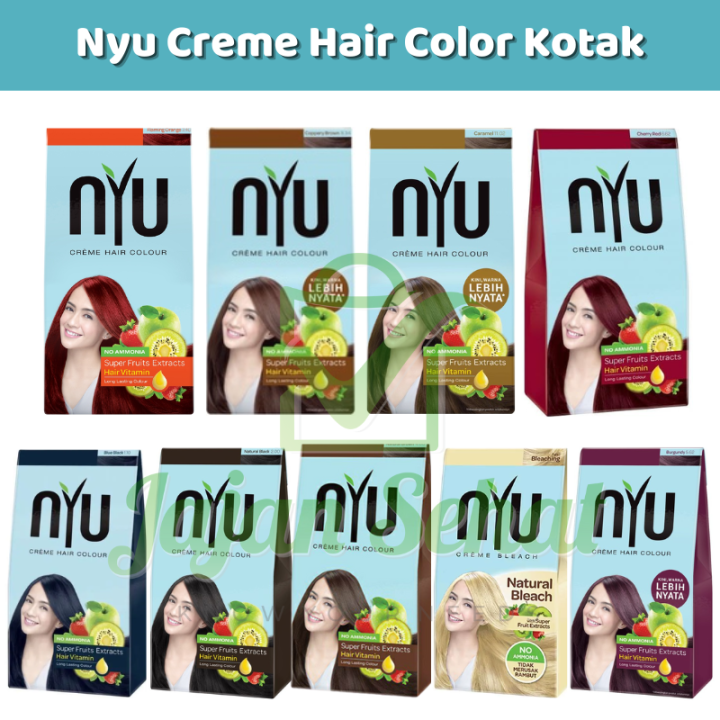 NYU CREME HAIR COLOR / PEWARNA RAMBUT / CAT RAMBUT | Lazada Indonesia
