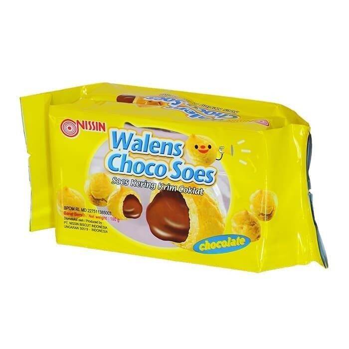 Nissin Walens Choco Soes 100gr - Soes Kering Krim Coklat | Lazada Indonesia