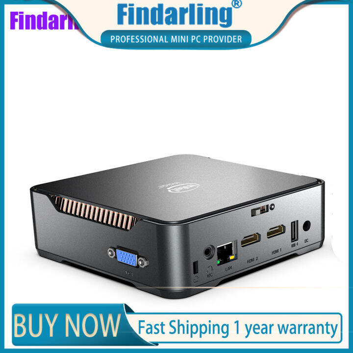 GK3V Mini PC Intel Celeron J4125 Quad Core 8GB RAM 128GB/256GB Windows 11 Dual WIFI, 4K 60Hz ...