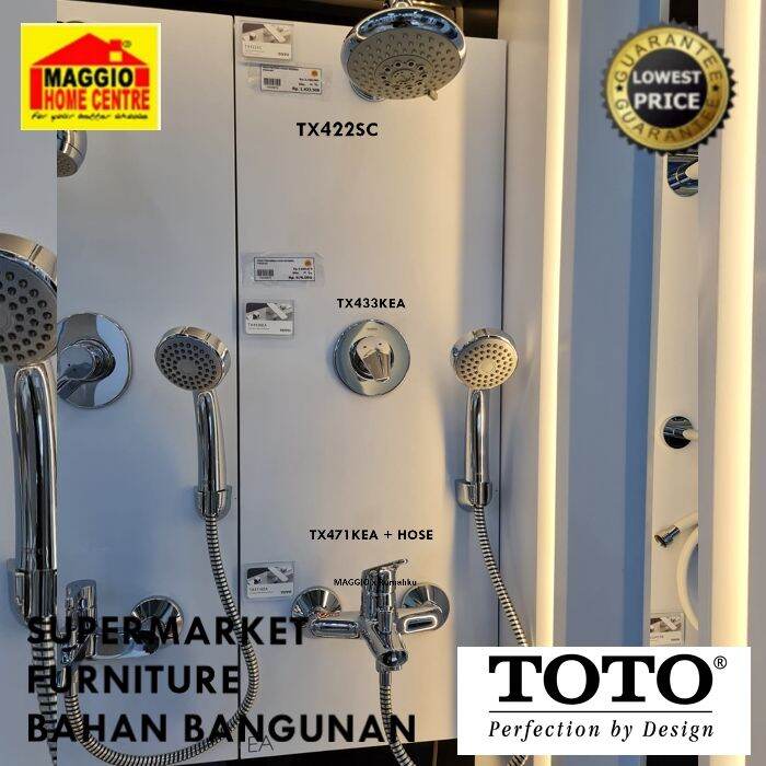 SHOWER SET TOTO - SHOWER TOTO - RAIN SHOWER TOTO + MIXER - EA TOTO - TX 422SC | Lazada Indonesia