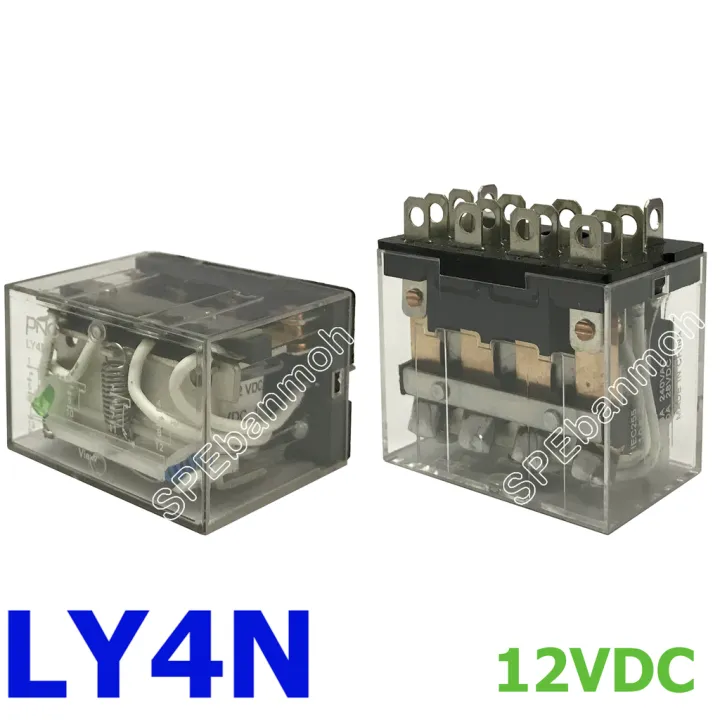 LY4N-12DC รีเลย์ LY4 (LY2 Relay) 12VDC 10A 250VAC | Lazada.co.th