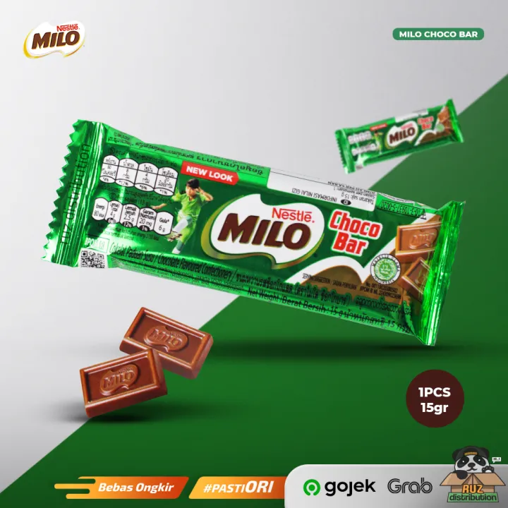 MILO Choco Bar 15g Per Pcs Satuan - Milo Coklat Bar | Lazada Indonesia