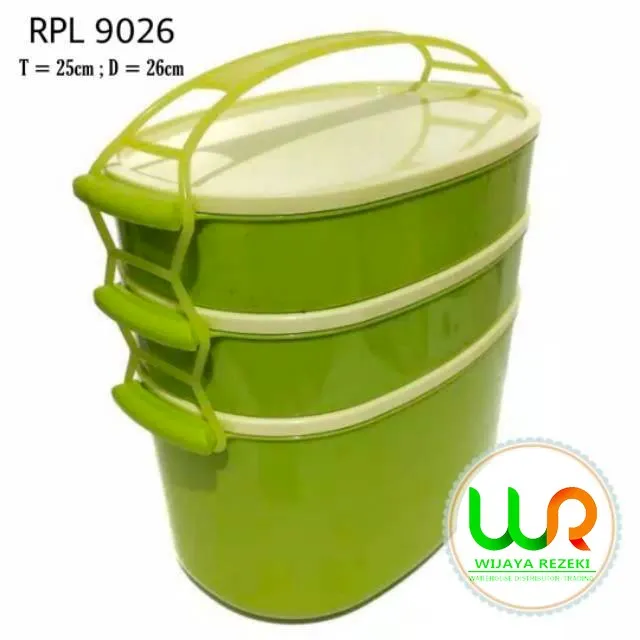 Rantang Lunchbox Kotak Makan Susun 3 Golden Sunkist 9026 (Z5U0) lunch ...