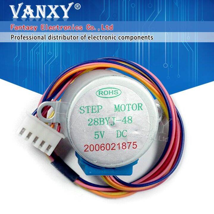 1pcs 5V 4 phase 5 wire stepper motor gear motor step motor 28BYJ 48 5V ...