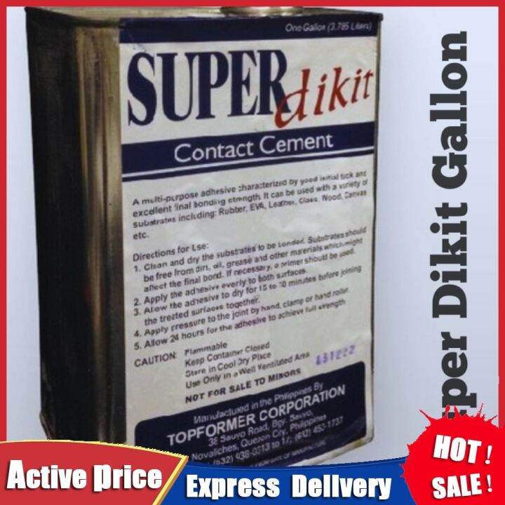 Rugby Super Dikit {Gallon} Multi-Purpose Synthetic Rubber Contact ...