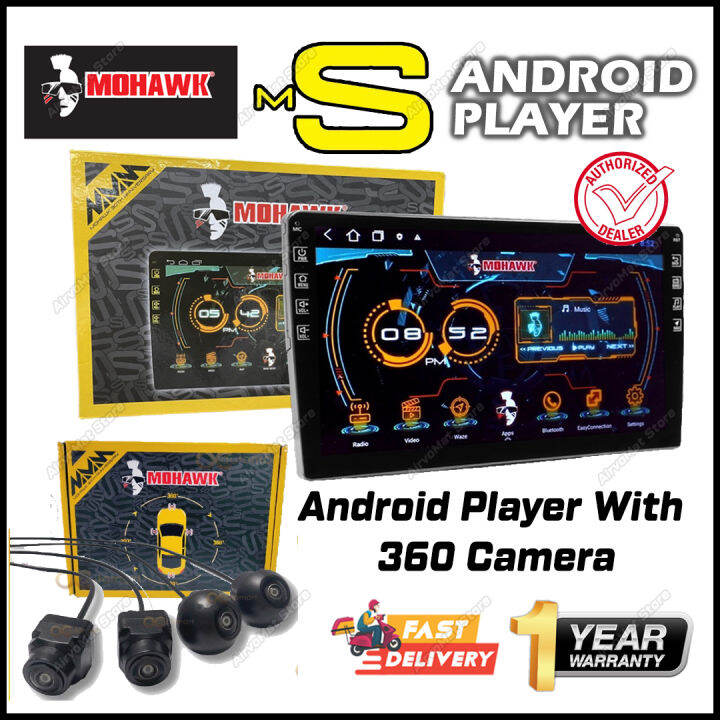 Mohawk MS Series Car Android Player With 3D 360 Reverse Camera Car ...
