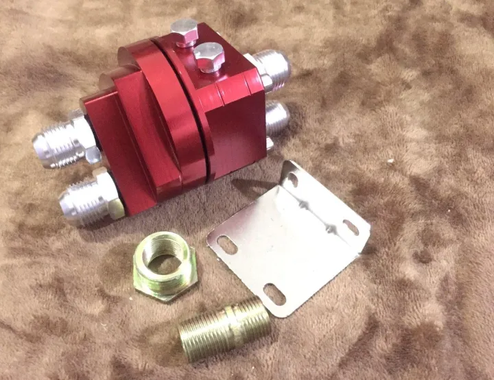 Oil Filter Relocator Red | Lazada PH