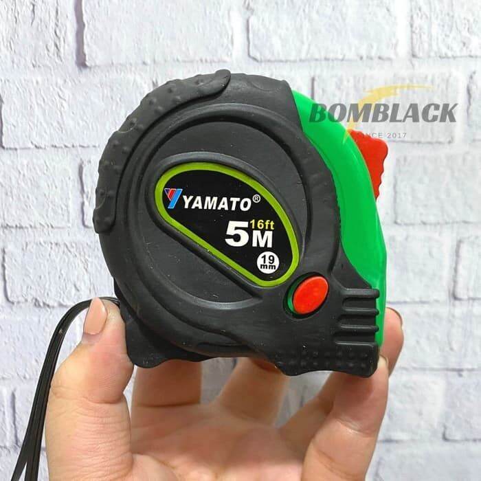 Meteran Tangan 5 Meter Meteran Karet Otomatis Self Lock 5m 19mm JAKET ...