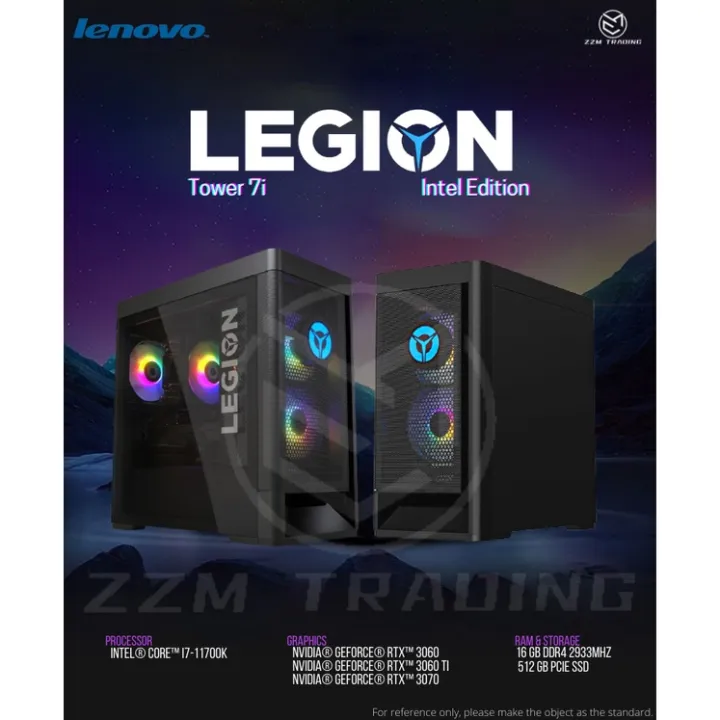 Lenovo Legion Tower 7i 7000K CPU 2021 11th Gen Intel Edition RTX 2060/3060/3060Ti/3070/ GTX 1650 ...