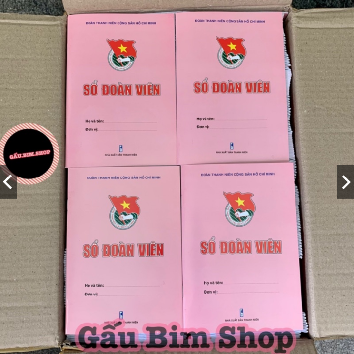[Giá Sỉ] 10 Sổ Đoàn Viên- Có tem hàng chính hãng - Giá bìa 10k - 48 ...