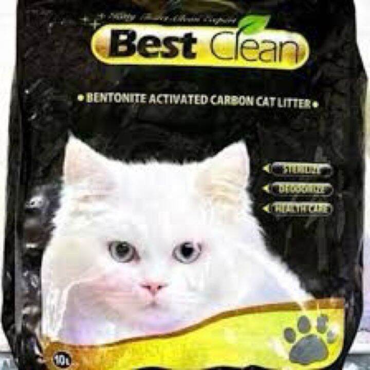 Best clean Bentonite Carbon Cat Litter 10L | Lazada PH