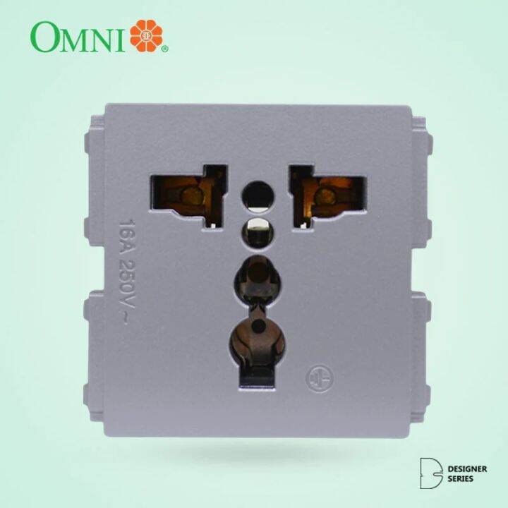 OMNI Designer Series Universal Outlet with Ground 16A - DWU-401 | Lazada PH